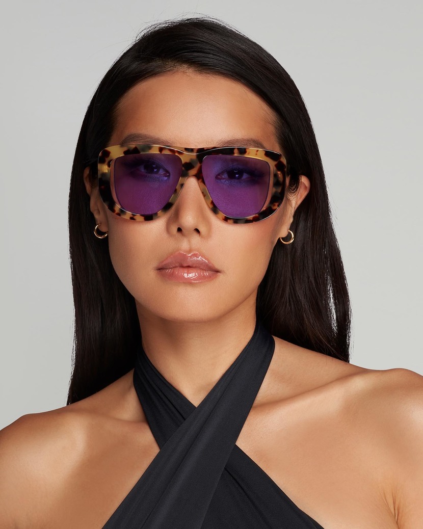 Солнцезащитные очки с черепаховым принтом Karley Agent Provocateur ...